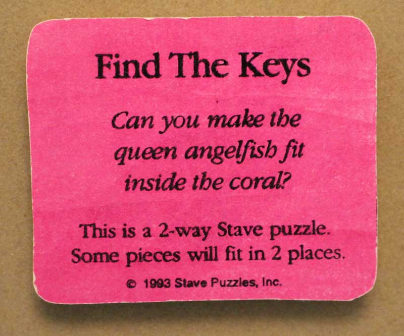Stave Puzzles | "Find the Keys" | 2 Bolt Trick