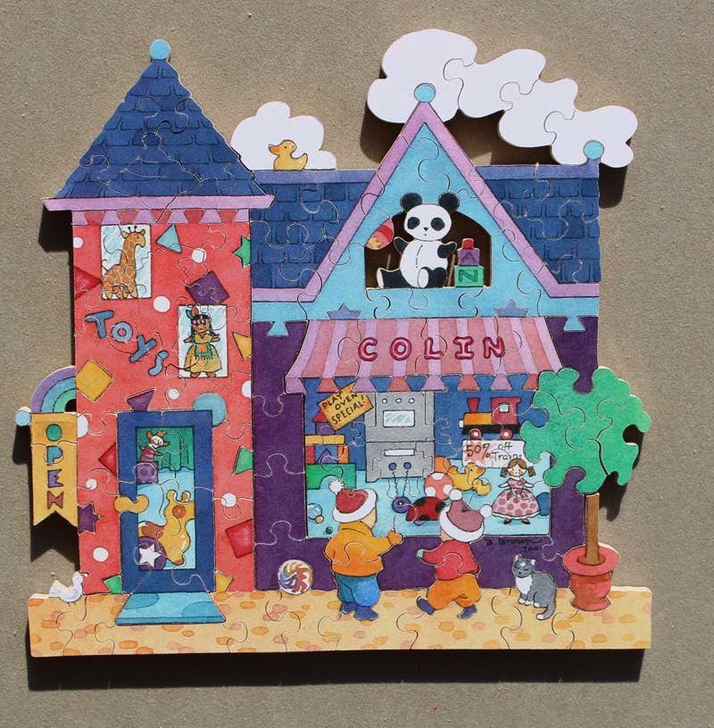 Stave Puzzles | "Stave Village" | Traditional - 6 Puzzle Collection