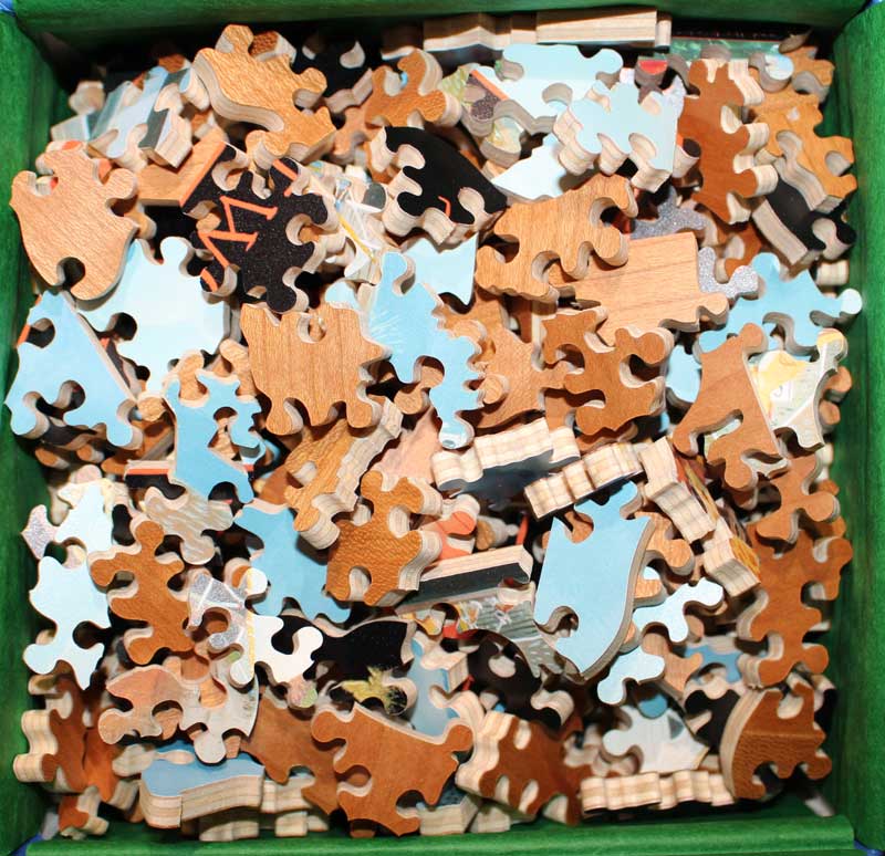 Stave Puzzle | "Side by Side" | Traditional