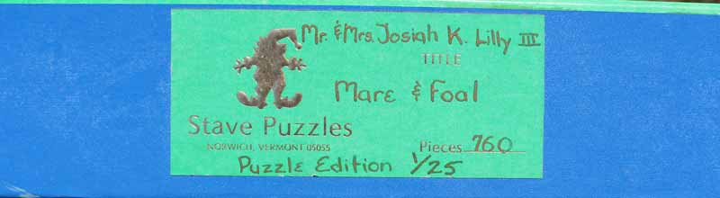 Mare and Foal LE | Stave Limited Edition SOLD