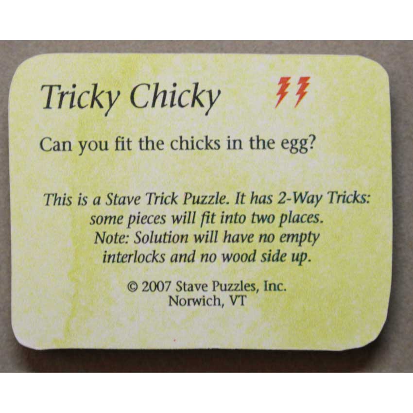 Tricky Chicky | Stave Trick SOLD