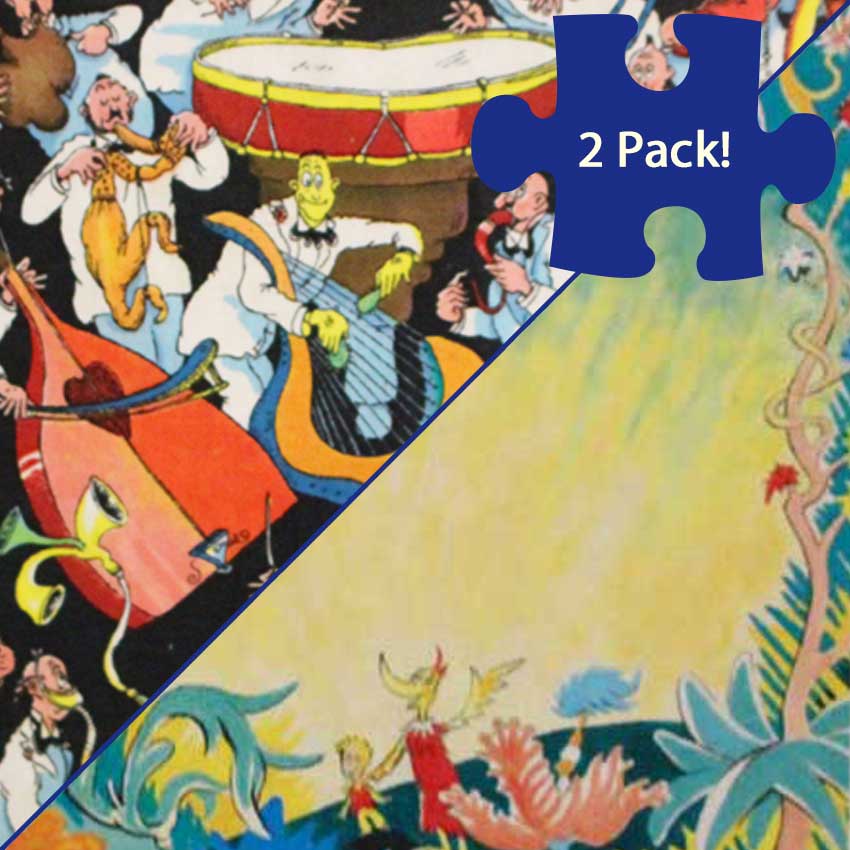 Lot of 2 Seuss Puzzles | Liberty (Lasercut) SOLD
