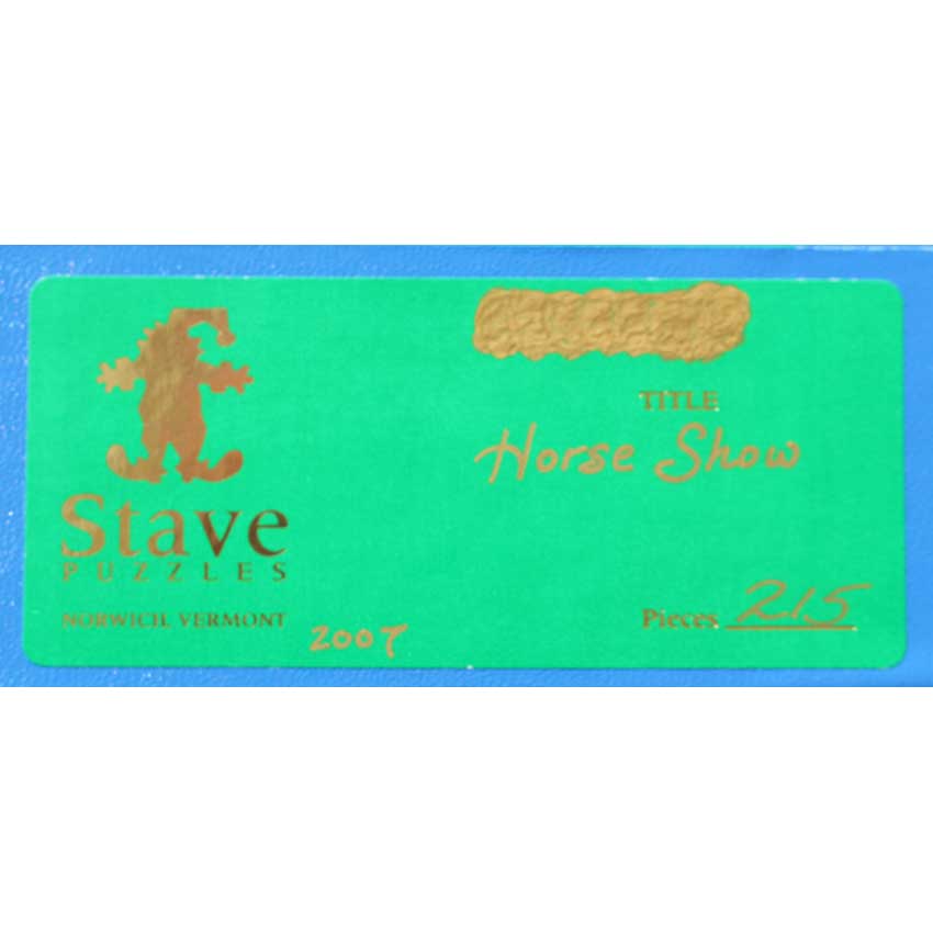 Horse Show | Stave Traditional SOLD