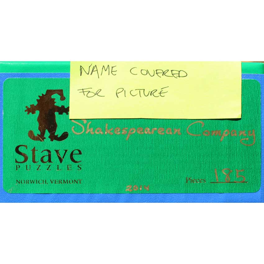 Shakespearean Company | Stave Traditional SOLD
